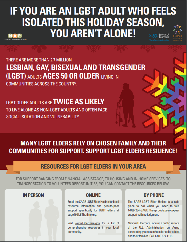 Movement Advancement Project | LGBT Older Adults and Social Isolation Movement Advancement Project | LGBT Older Adults and Social Isolation